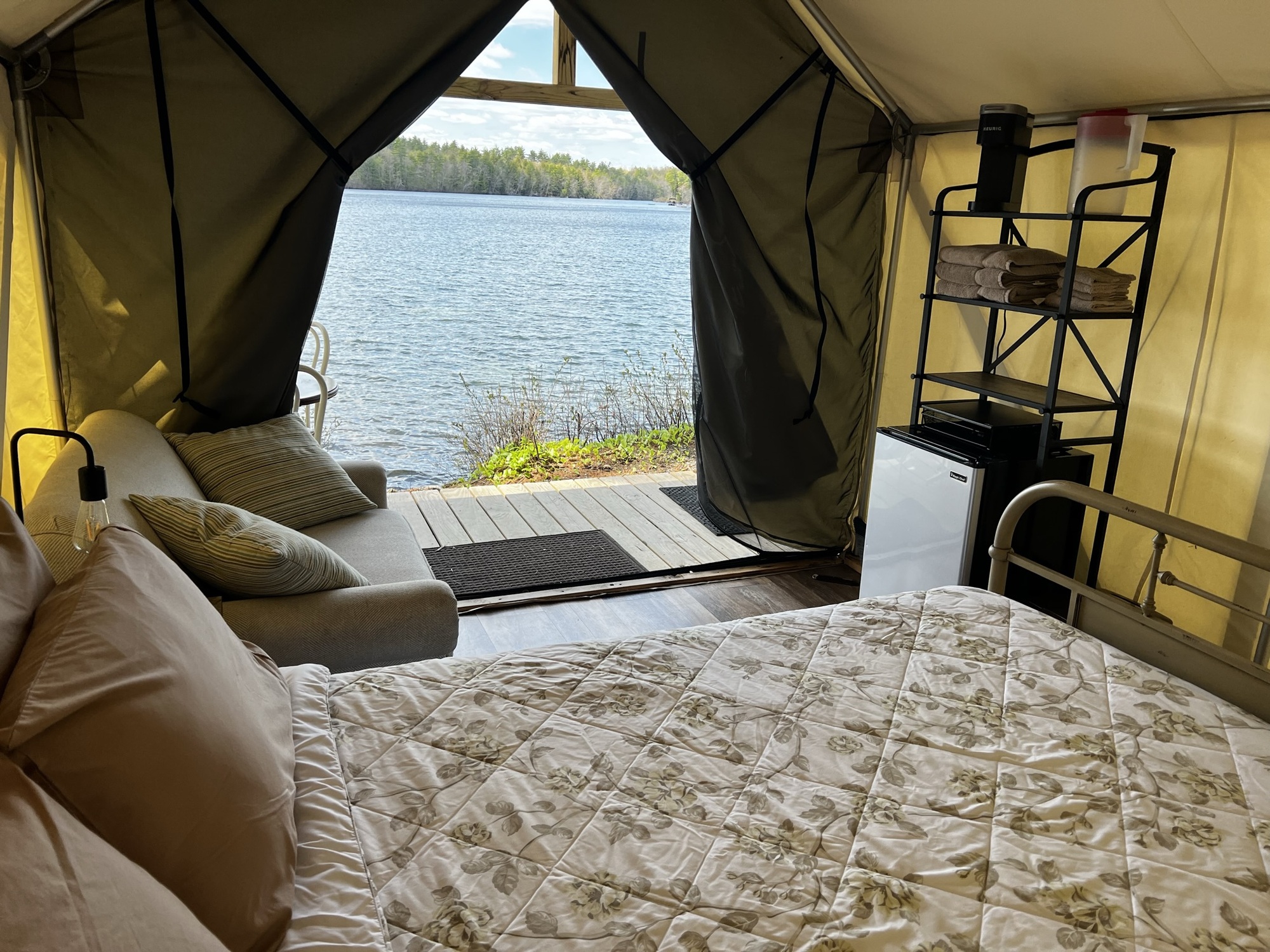 Loon's Haven Family Campground in Naples, Maine - Sites