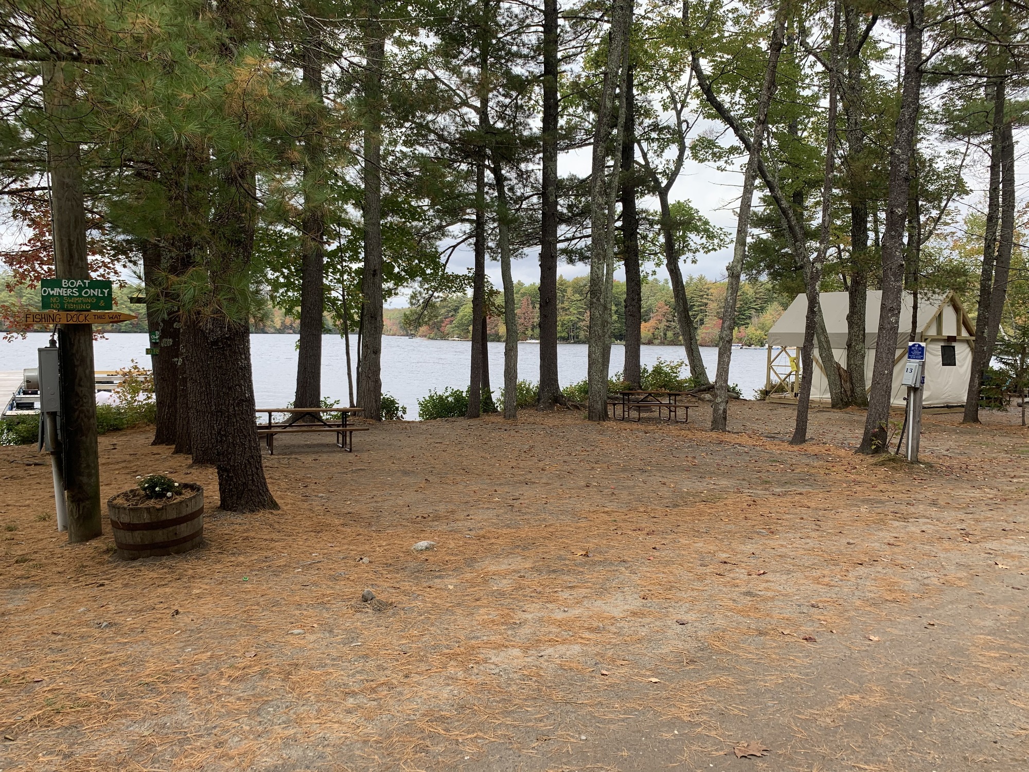 Loon's Haven Family Campground in Naples, Maine - Sites