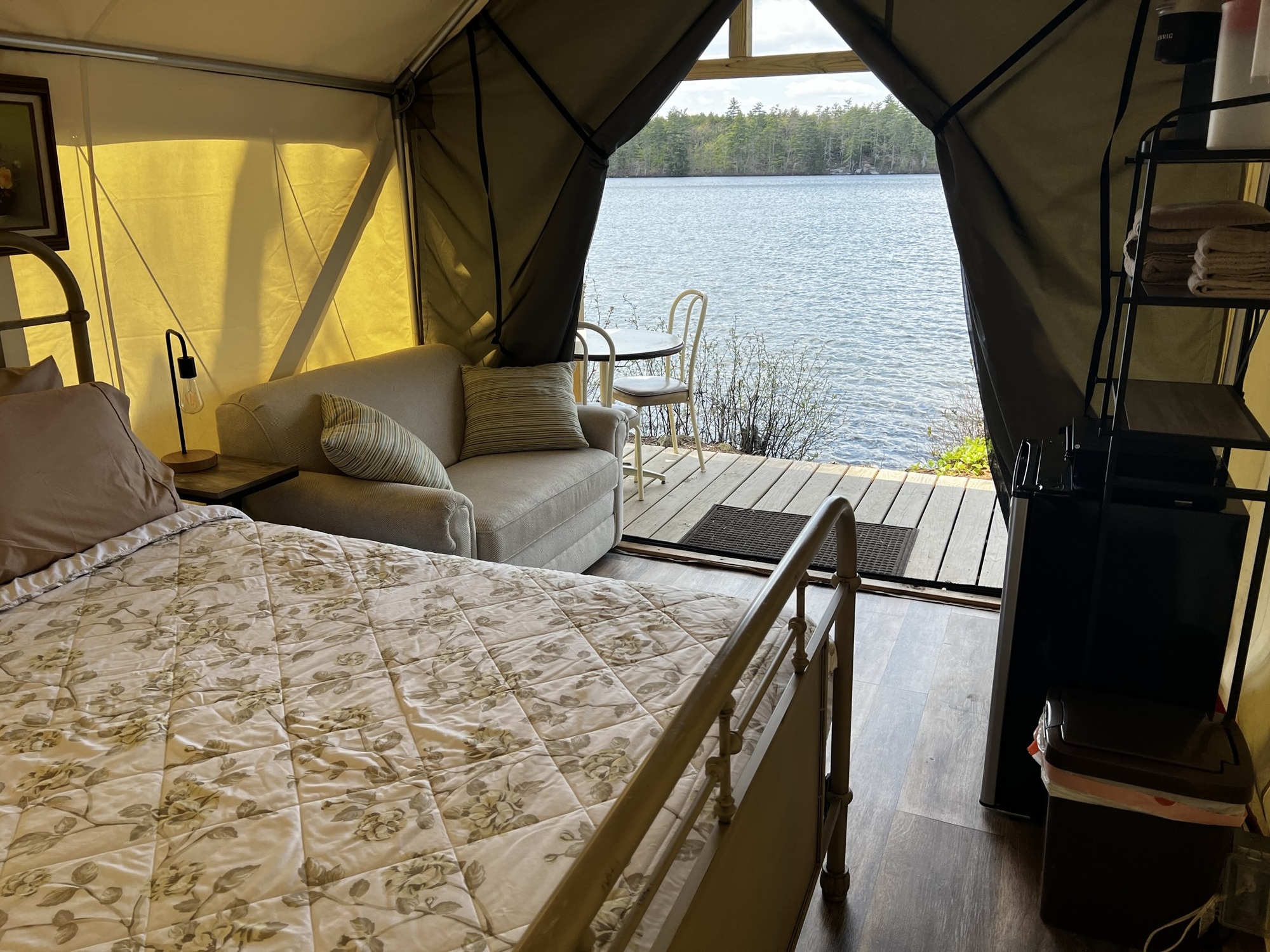 Loon's Haven Family Campground in Naples, Maine - Sites