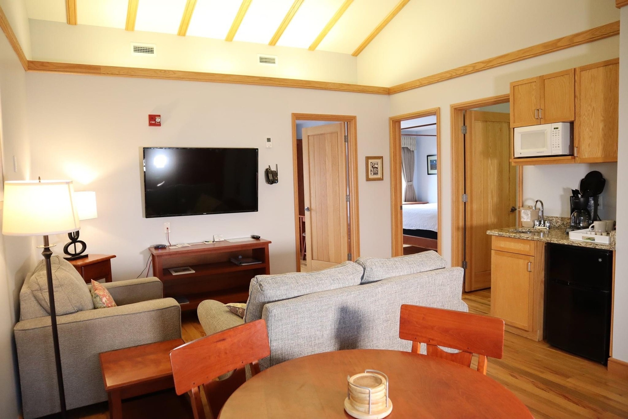 Hotel Floyd in Floyd, Virginia - New Leaf Gallery 2 BR Suite, 1 king, 2 ...