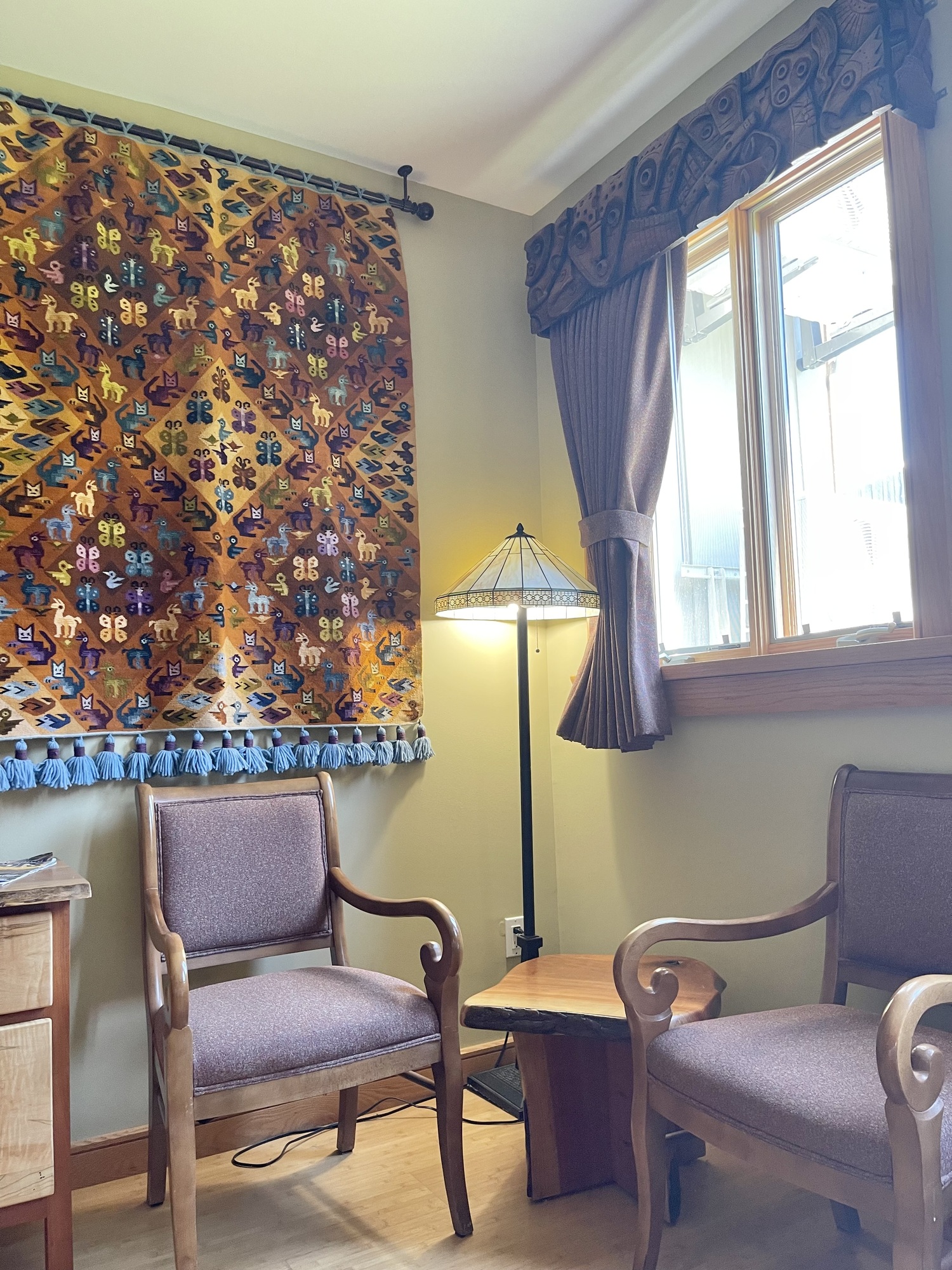 Hotel Floyd in Floyd, Virginia - Winter Sun Room -- 2 Queen Beds -- 106